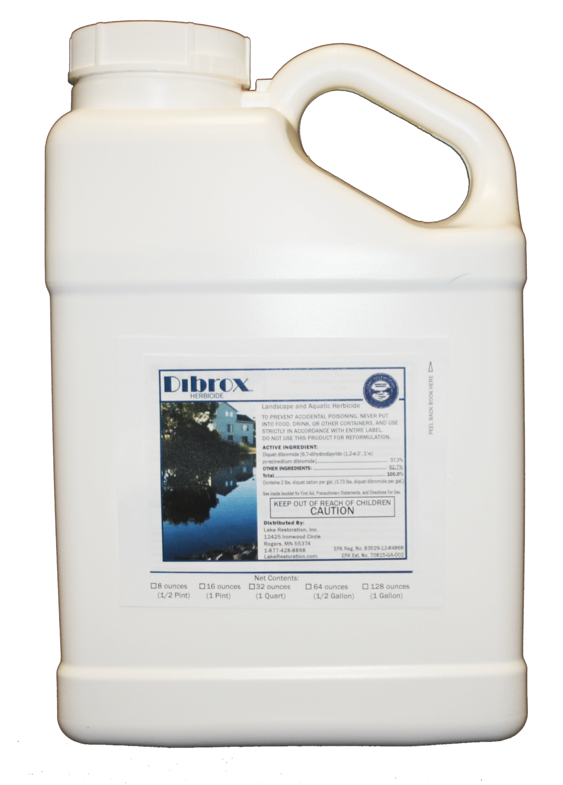 Dibrox® Aquatic Diquat Herbicide Safe Pond Weed Killer - Lake Restoration